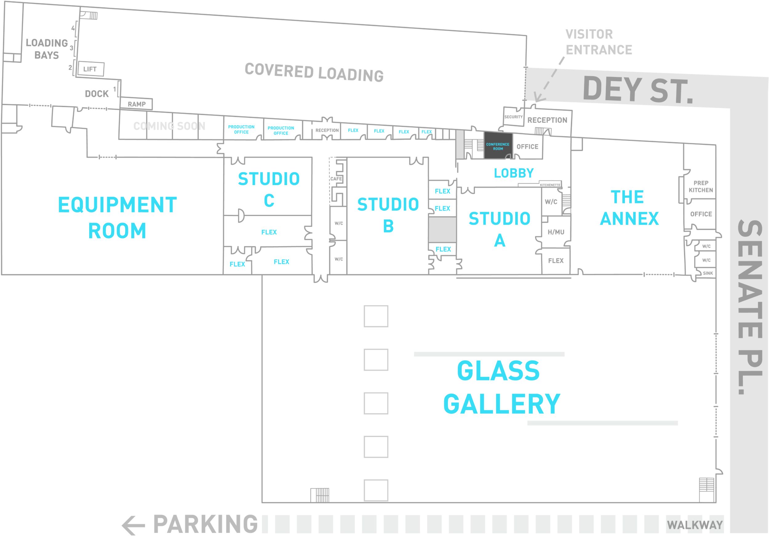 Conference Rooms at Parlay Studios