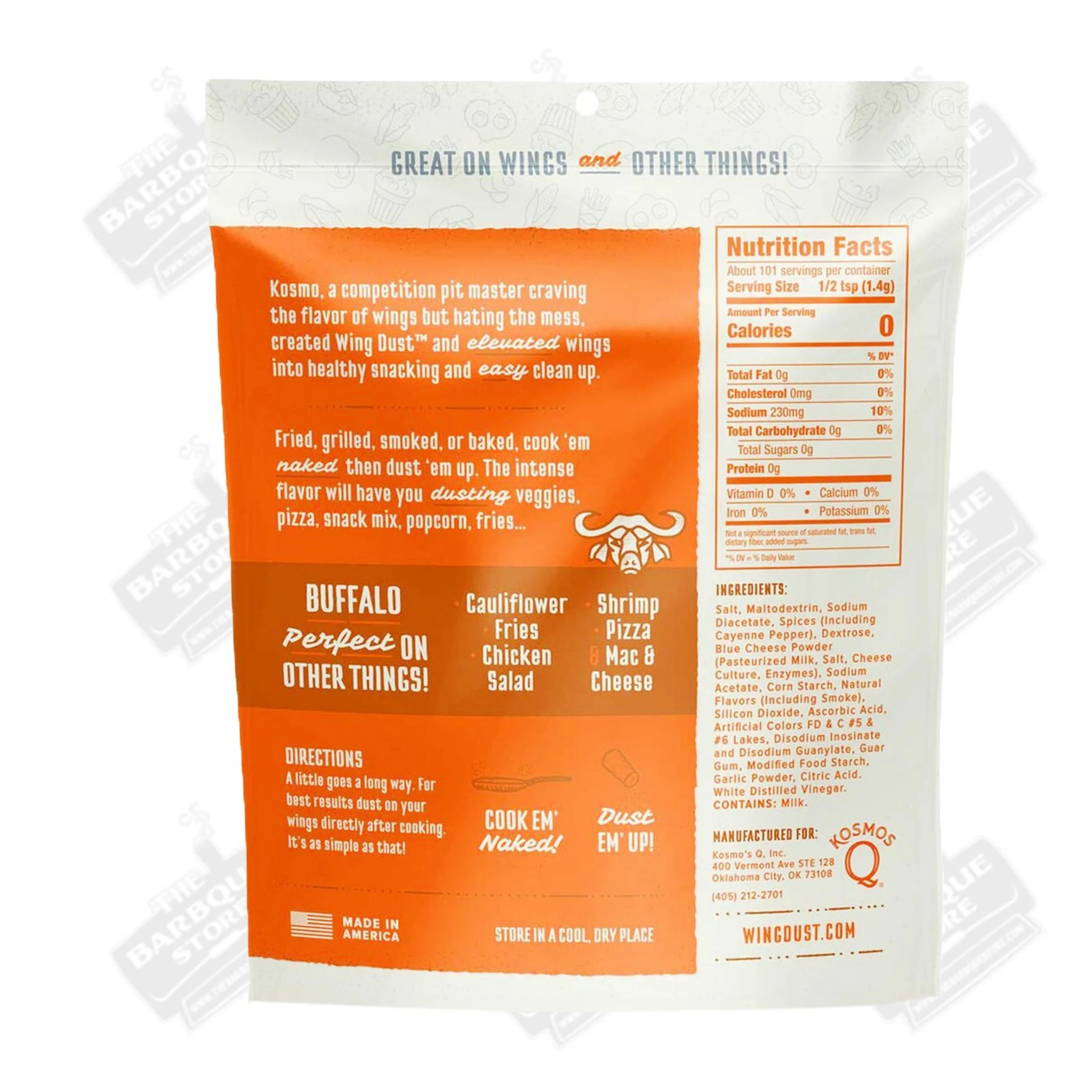 Kosmos Q Wing Dust Buffalo — The Barbque Store