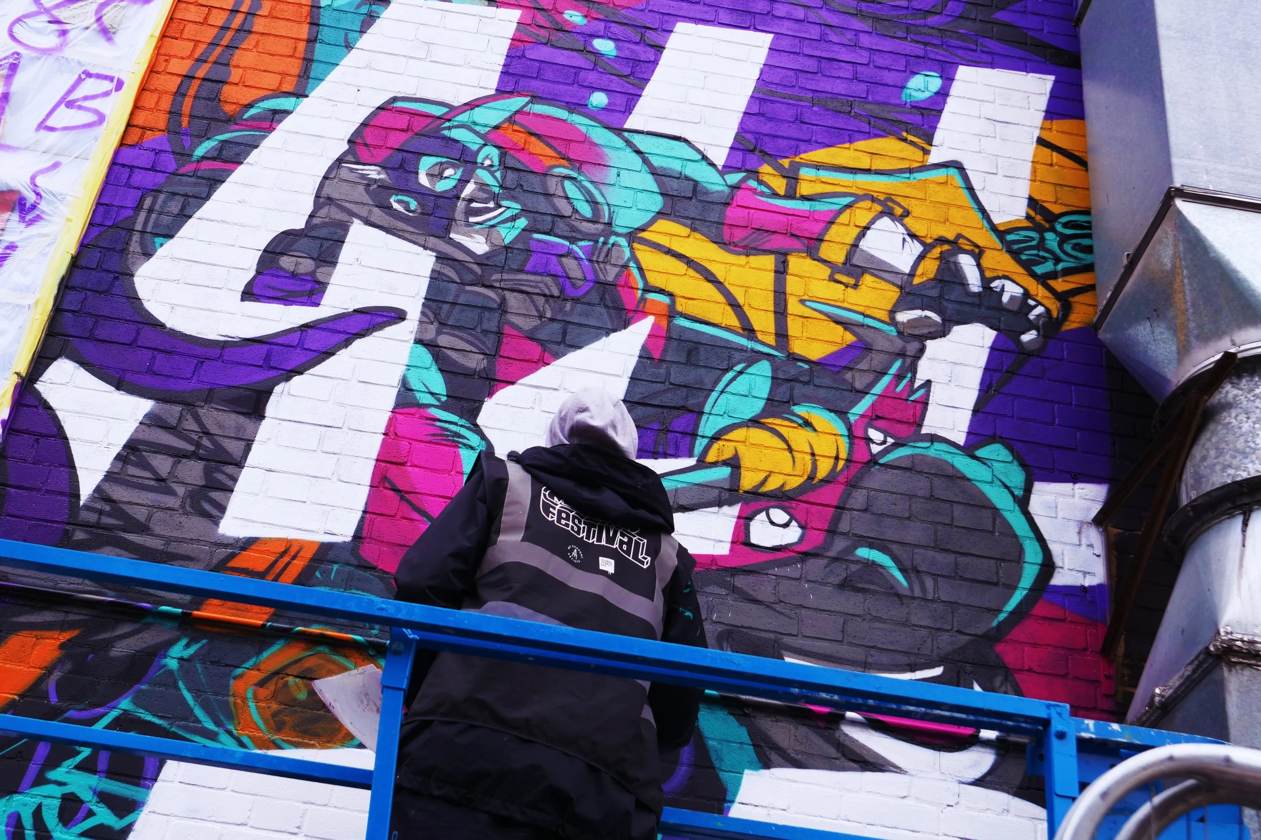 London Mural Festival — Captain Kris!