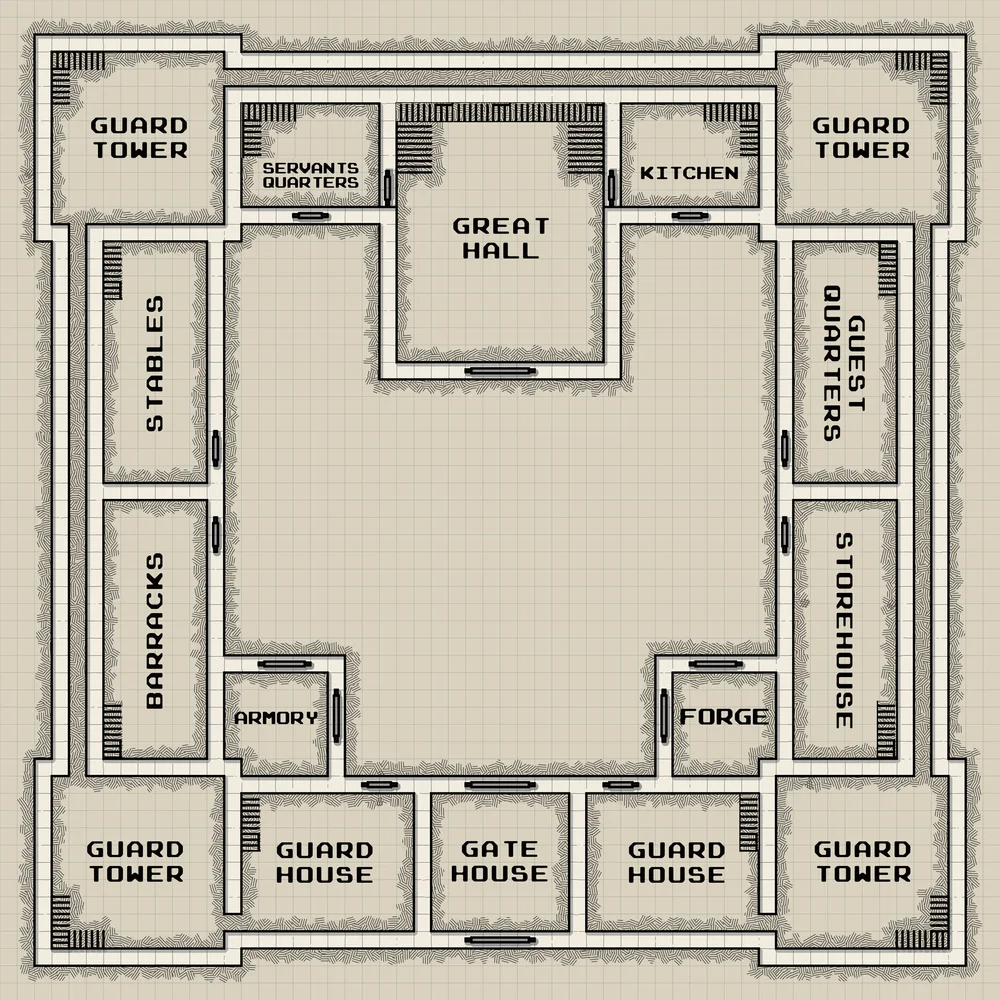 Cartographer's Corner: Small Fortress — Vault Of The Sages