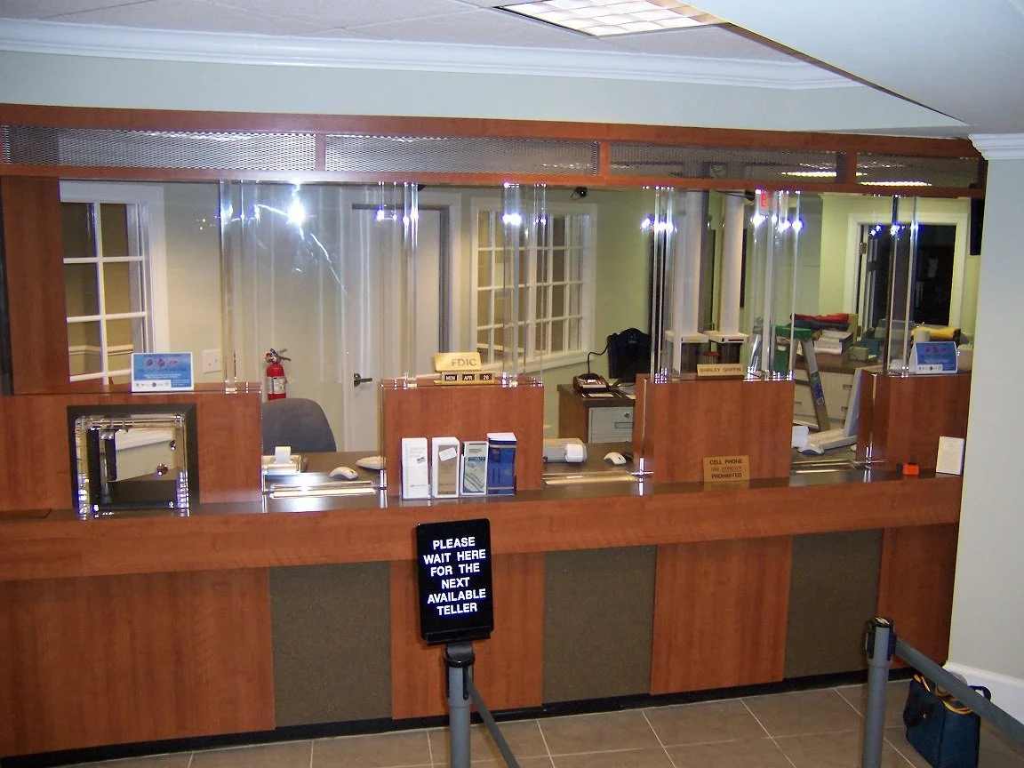 Bank Teller Counter
