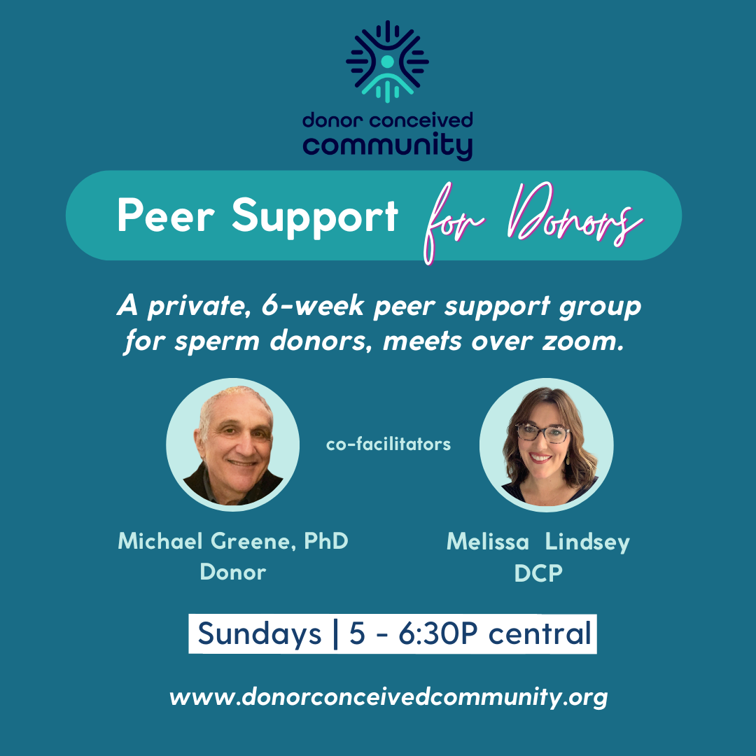Groups & Workshops — donor conceived community
