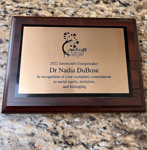 Dr. Nadia DuBose Recognized as a 2022 Juneteenth Changemaker — The ...