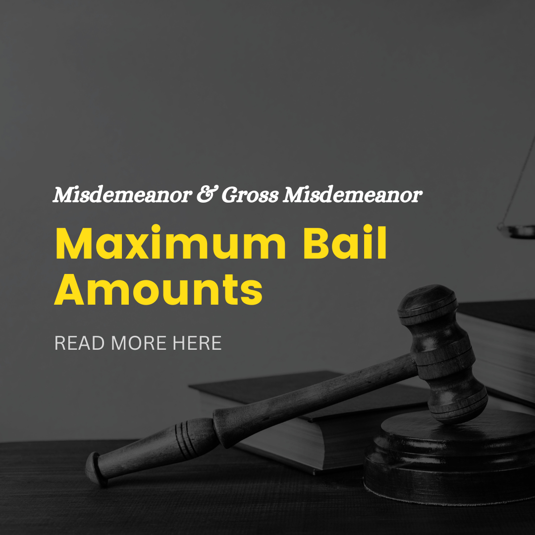 Maximum Bail Amounts for Misdemeanor and Gross Misdemeanor Cases-Metro ...
