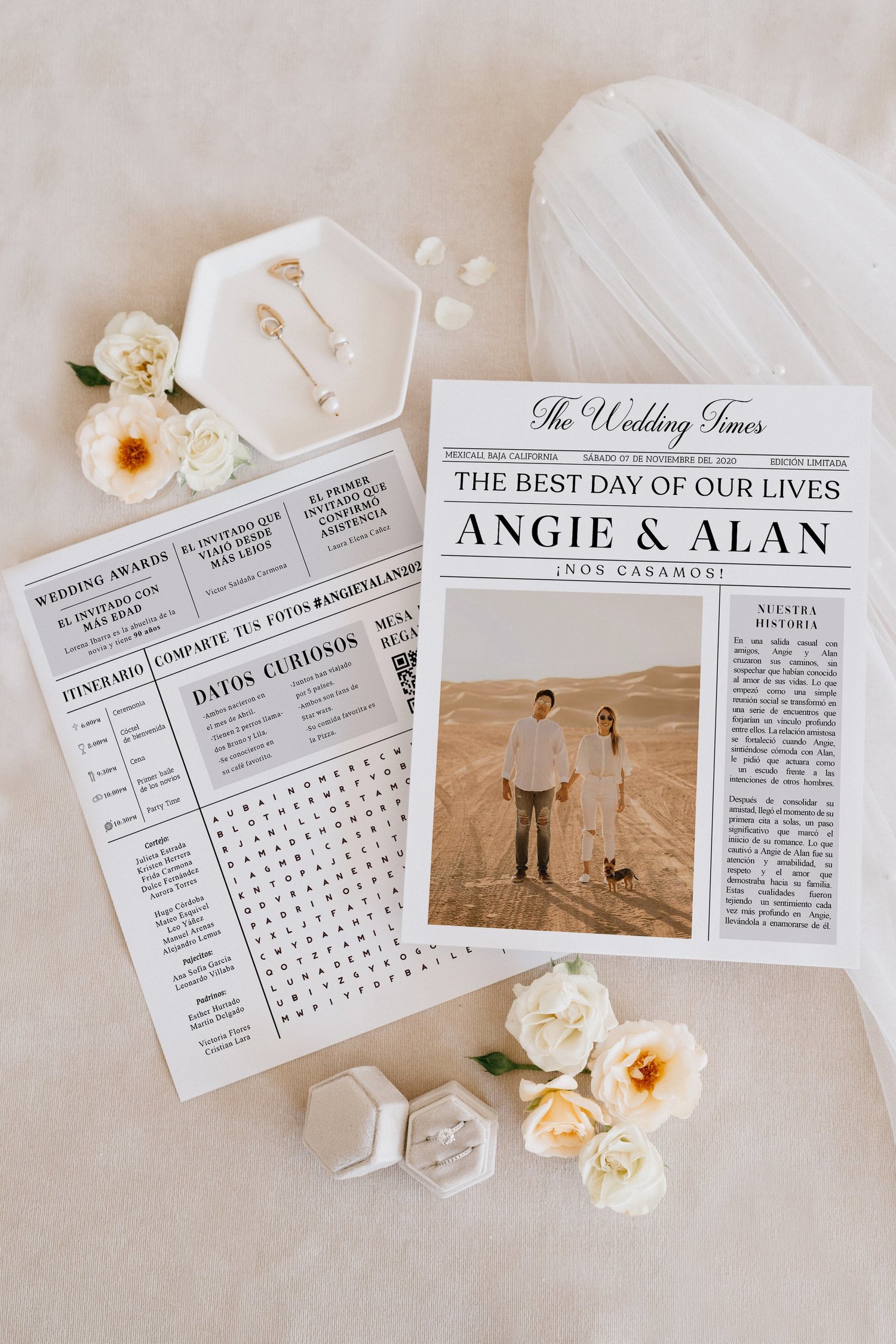 El periódico de tu boda — Frida Enamorada Shop