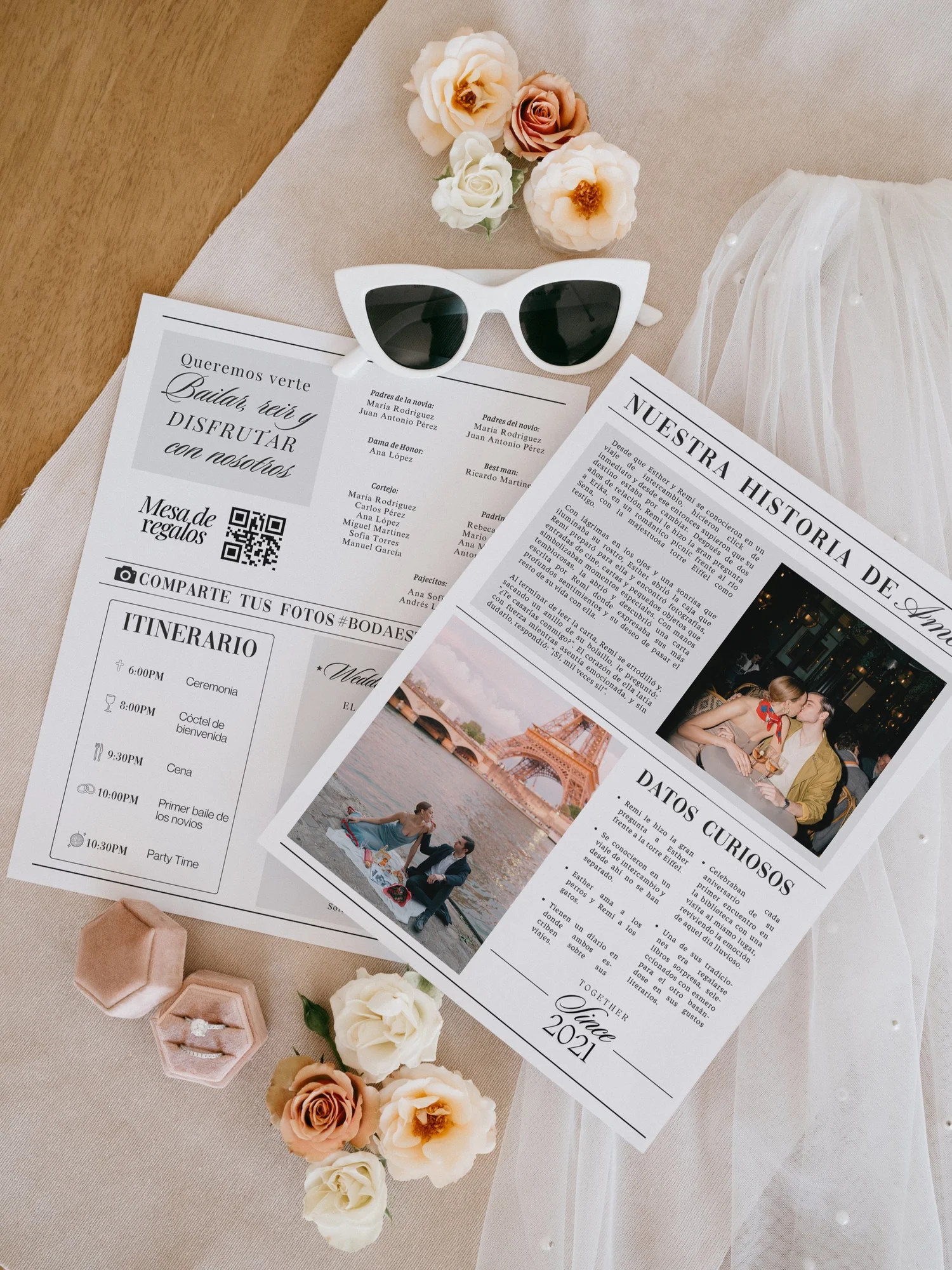 El periódico de tu boda — Frida Enamorada Shop