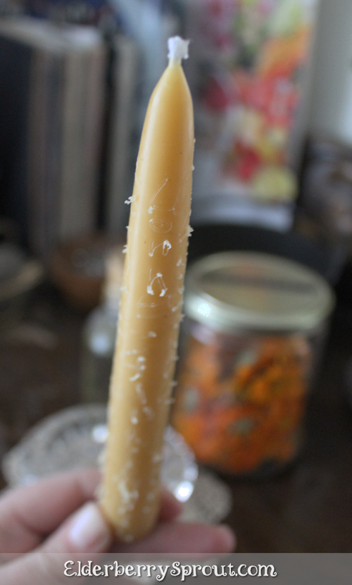 How to Dress a Spell Candle — Elderberry Sprout