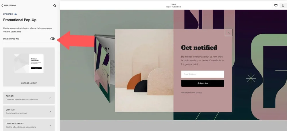 How to Set Up a Pop-Up in Squarespace 7.1: Step-by-Step Guide — Dr ...