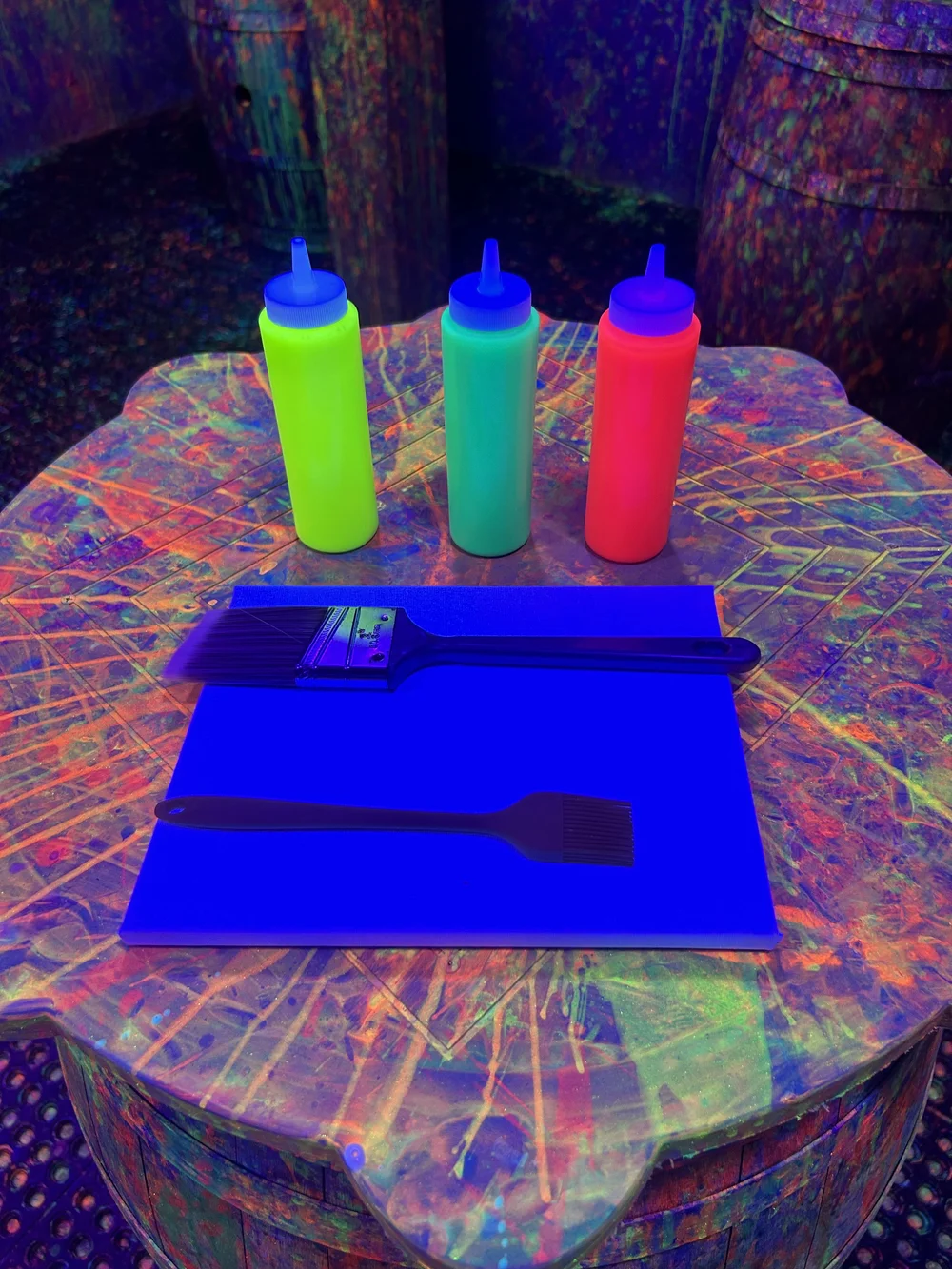 Paint Splatter Room | Boise Idaho — RAGERS Smash -N- Axe