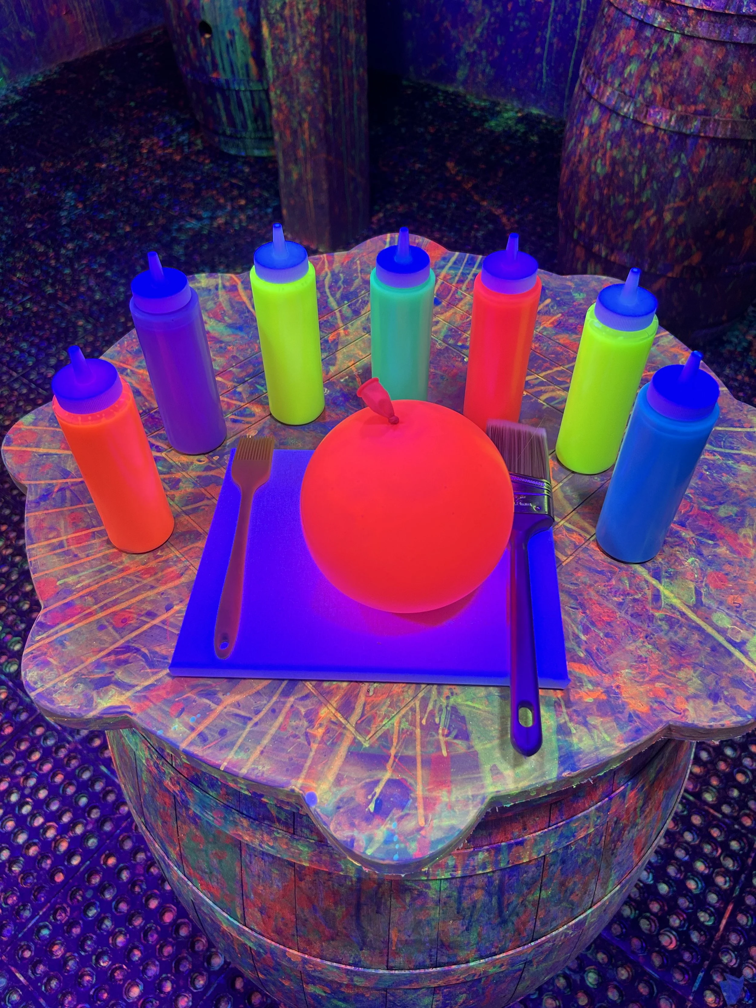 Paint Splatter Room | Boise Idaho — RAGERS Smash -N- Axe