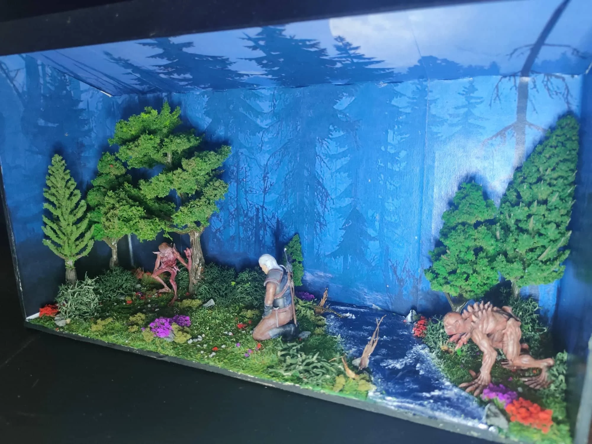 The Witcher-Meditation Diorama — Dark Forge Arts