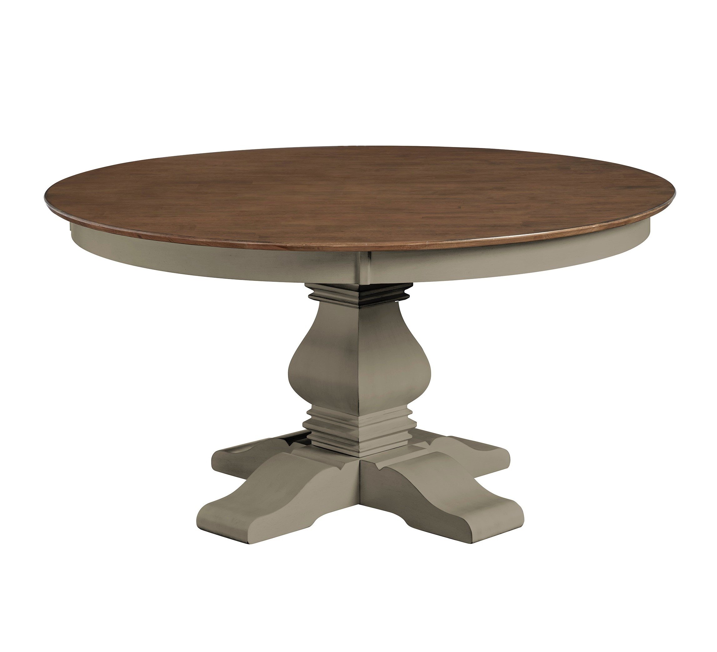 Vista 52" or 60" Round Table - Quick Ship — Annie Oakley's Wood Furniture