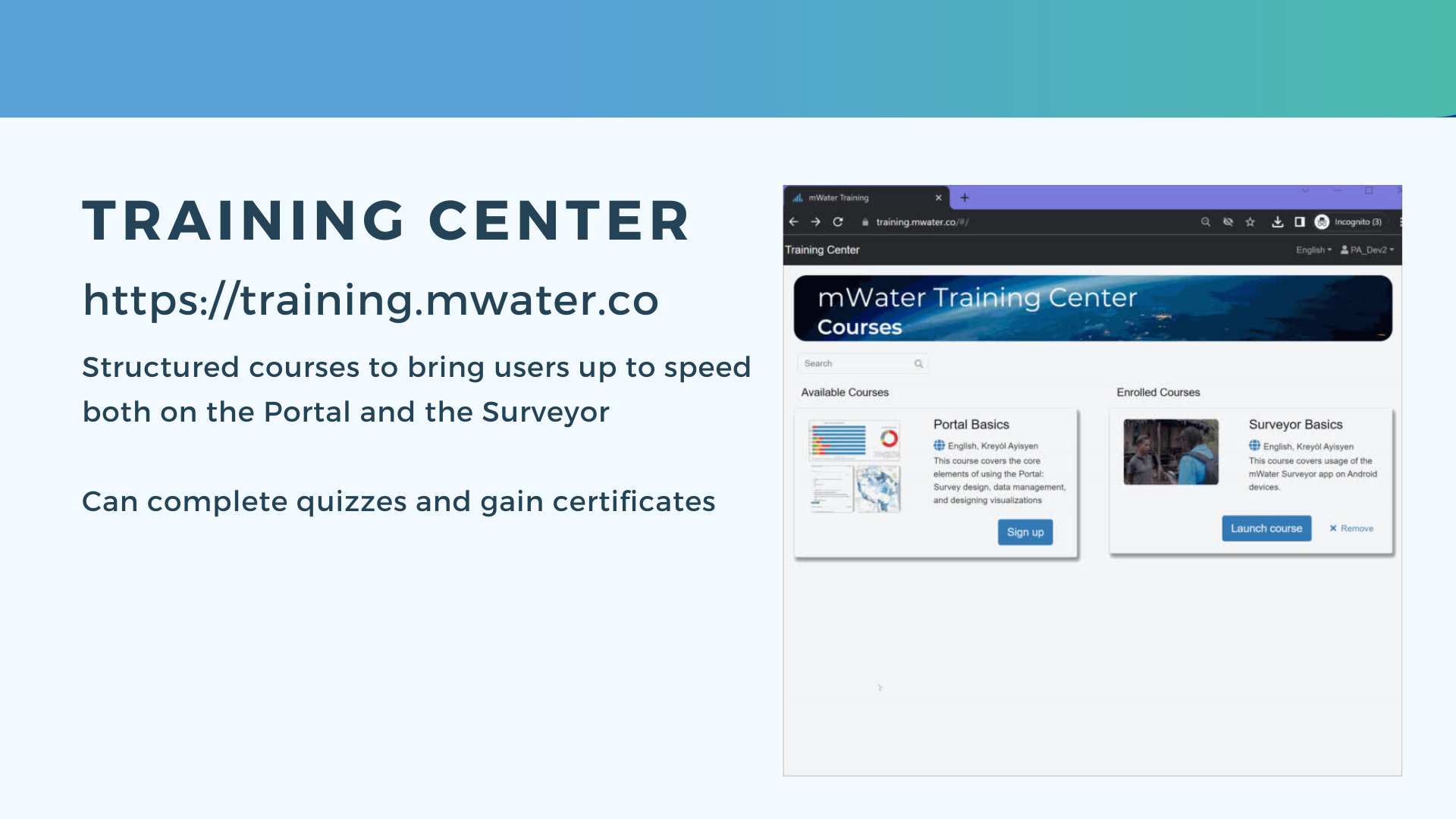 mWater Feature Updates 2022-2023 — mWater