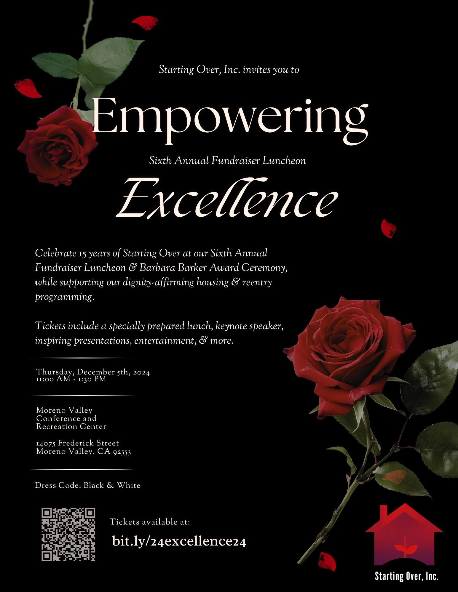 Empowering Excellence: Sixth Annual Luncheon Fundraiser — Starting Over ...