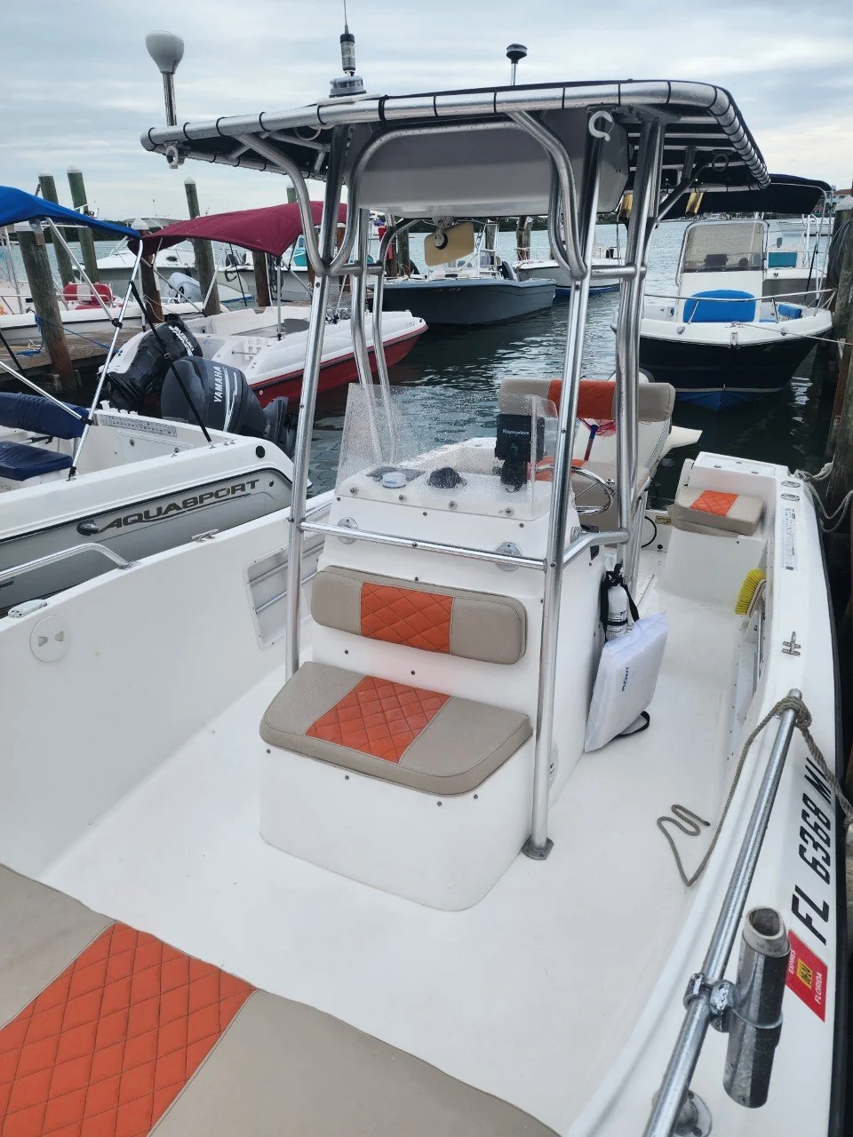 22 "ORANGE" ANGLER — COCO'S BOAT RENTALS | MARATHON FLORIDA