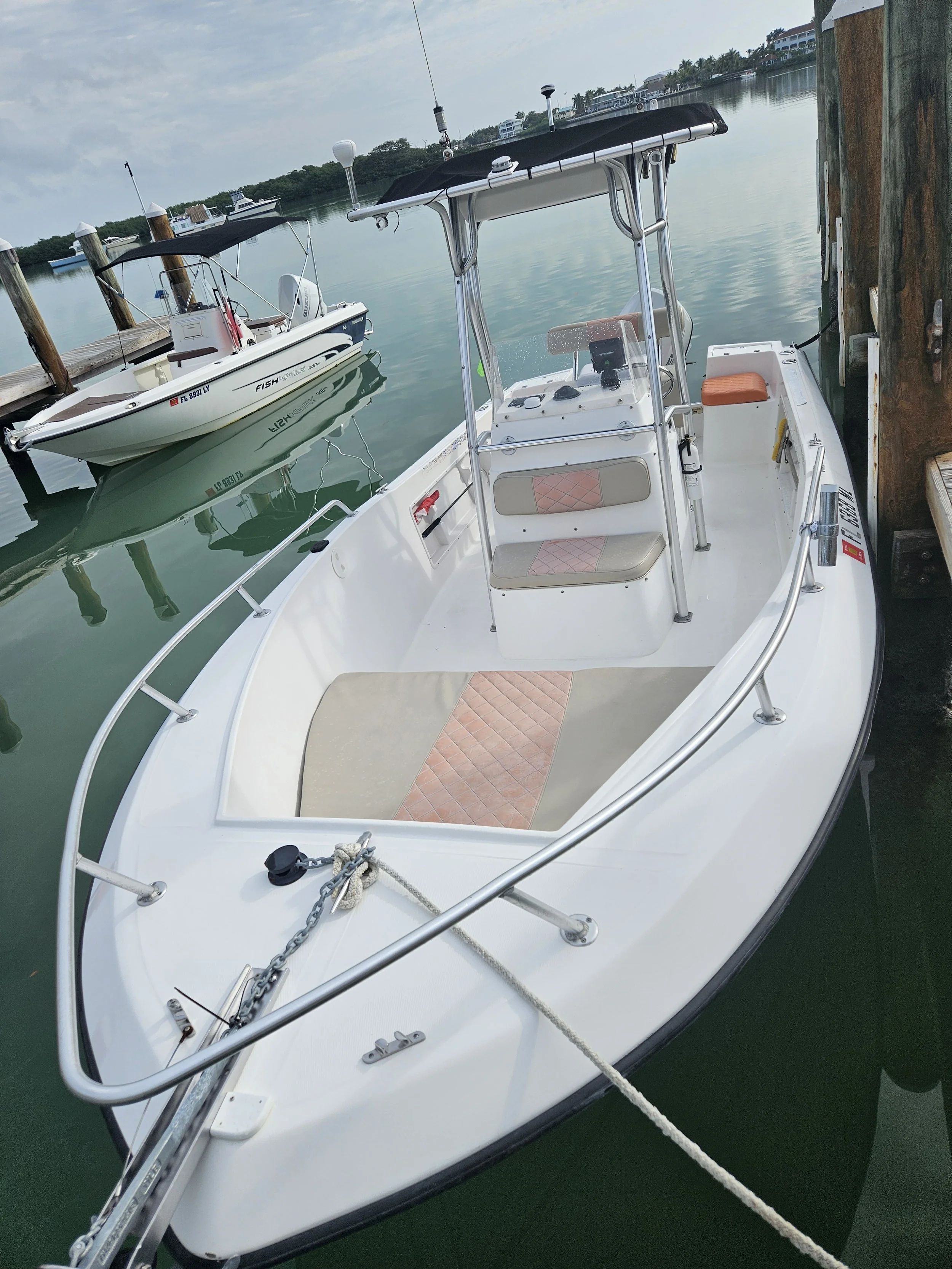 22 "ORANGE" ANGLER — COCO'S BOAT RENTALS | MARATHON FLORIDA
