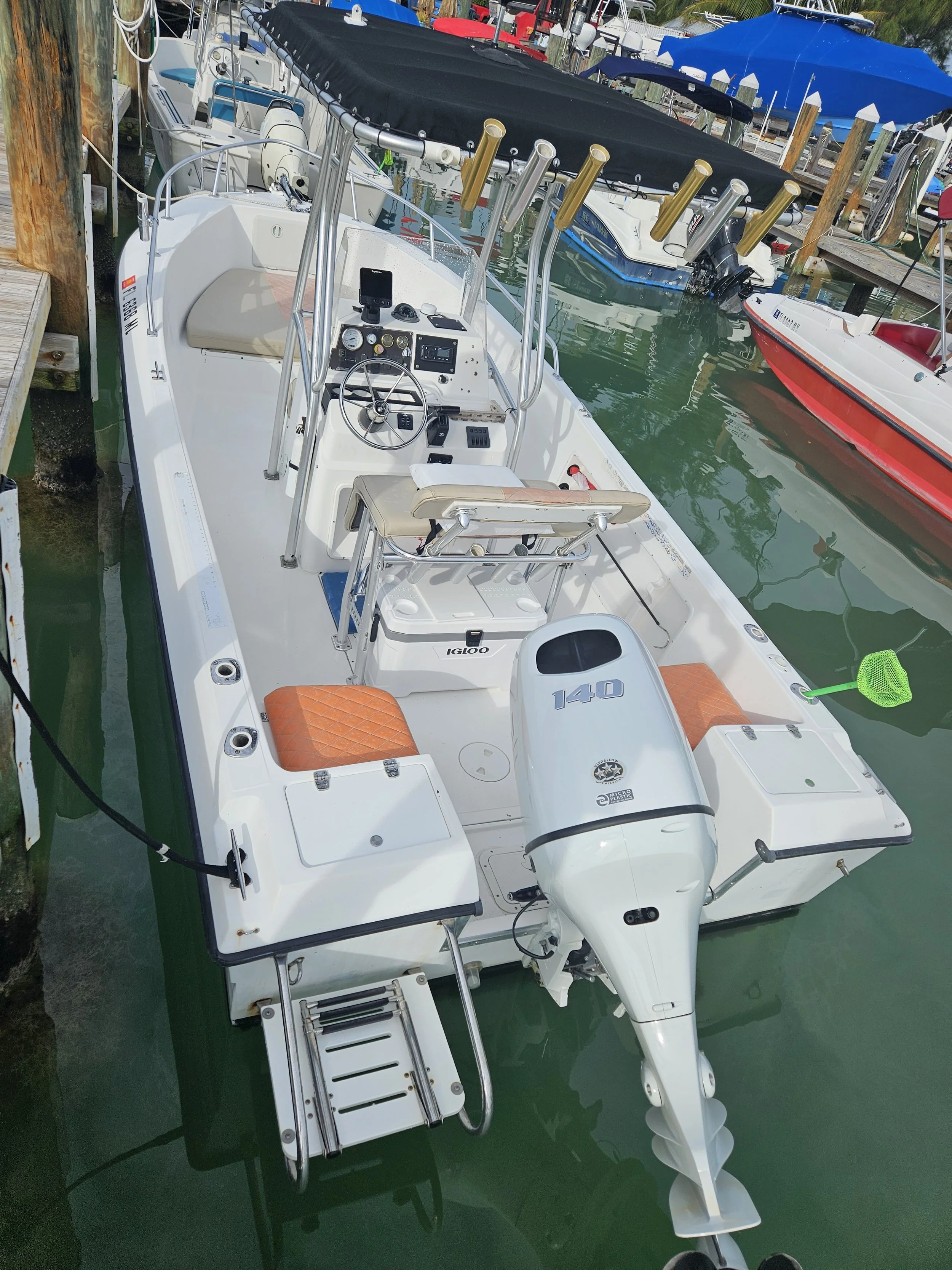 22 "ORANGE" ANGLER — COCO'S BOAT RENTALS | MARATHON FLORIDA