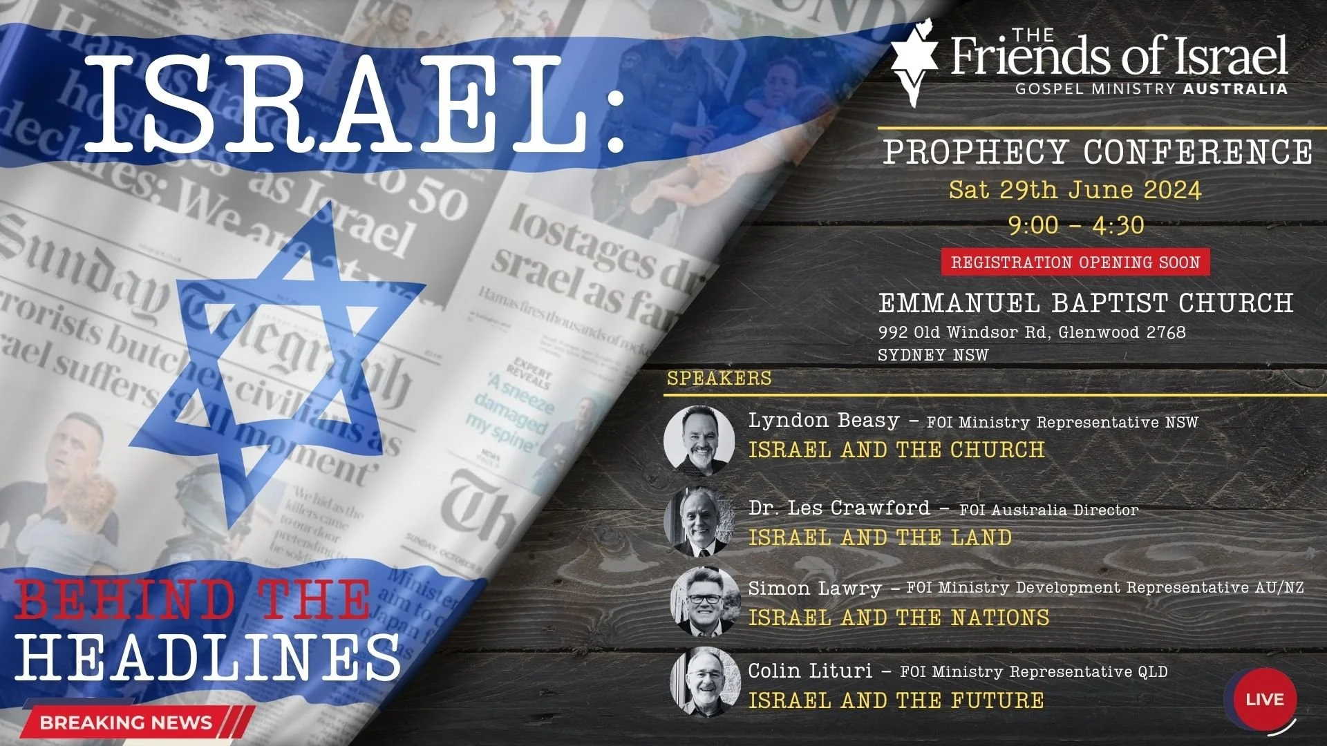 Teaching — The Friends of Israel Gospel Ministry (Australia)