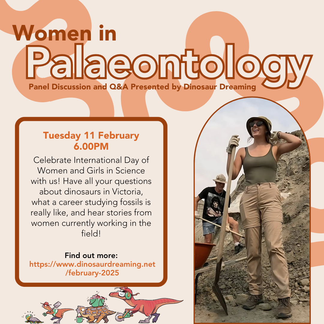 Dinosaur Dreaming - Women in STEM panel — Found a Fossil