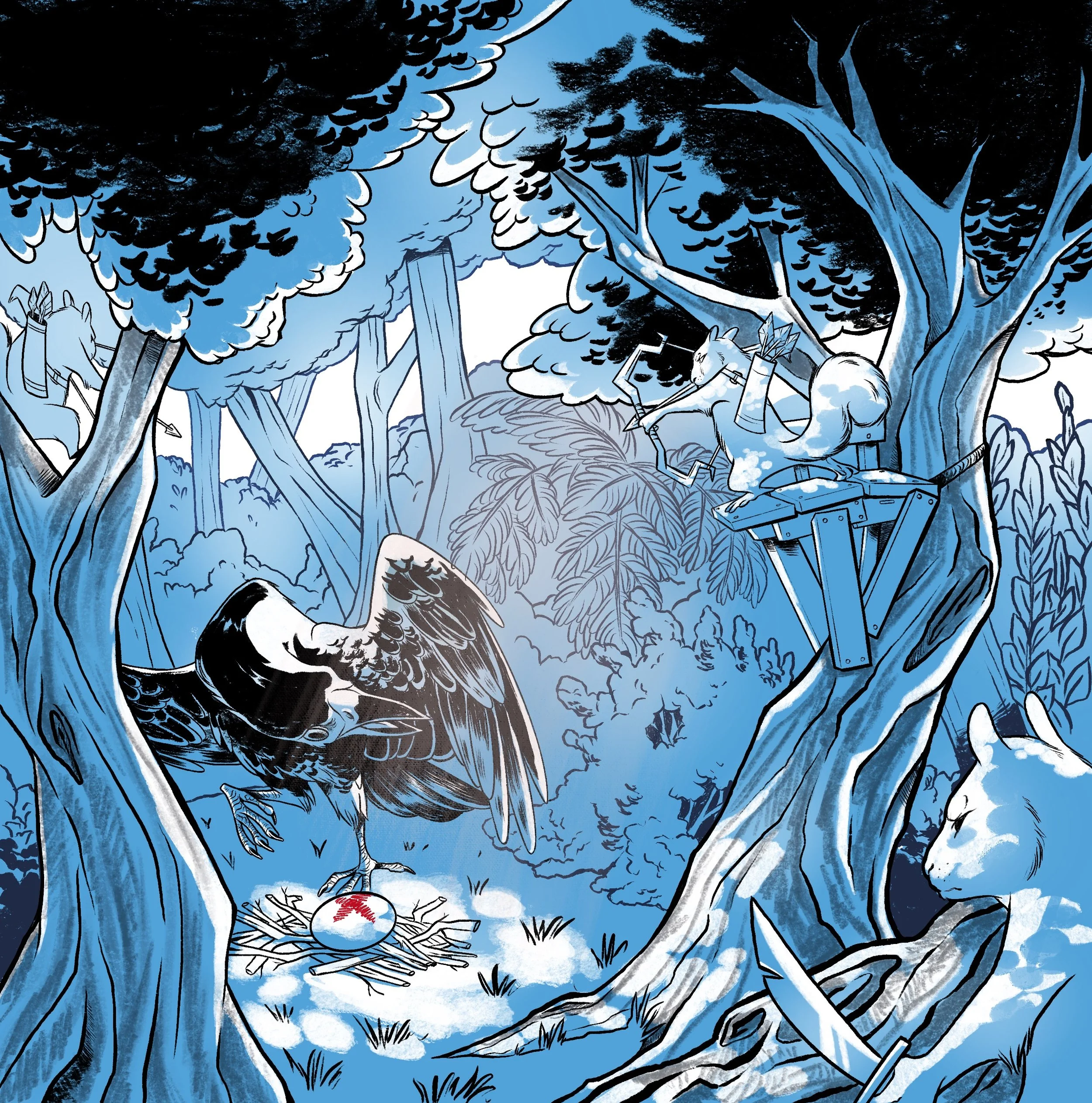 “The Hunt” digital illustration: Step by Step — Amaddles: Illustration ...