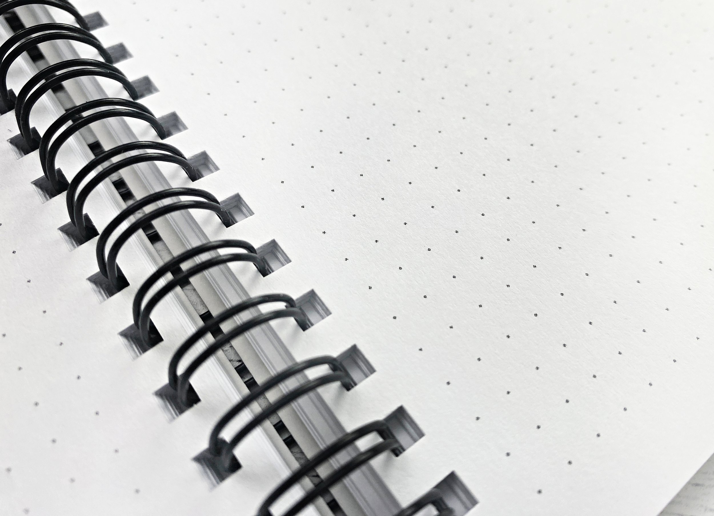Osmond Gingham Spiral Dot Grid Quilter's Notebook — Bayhill Studio