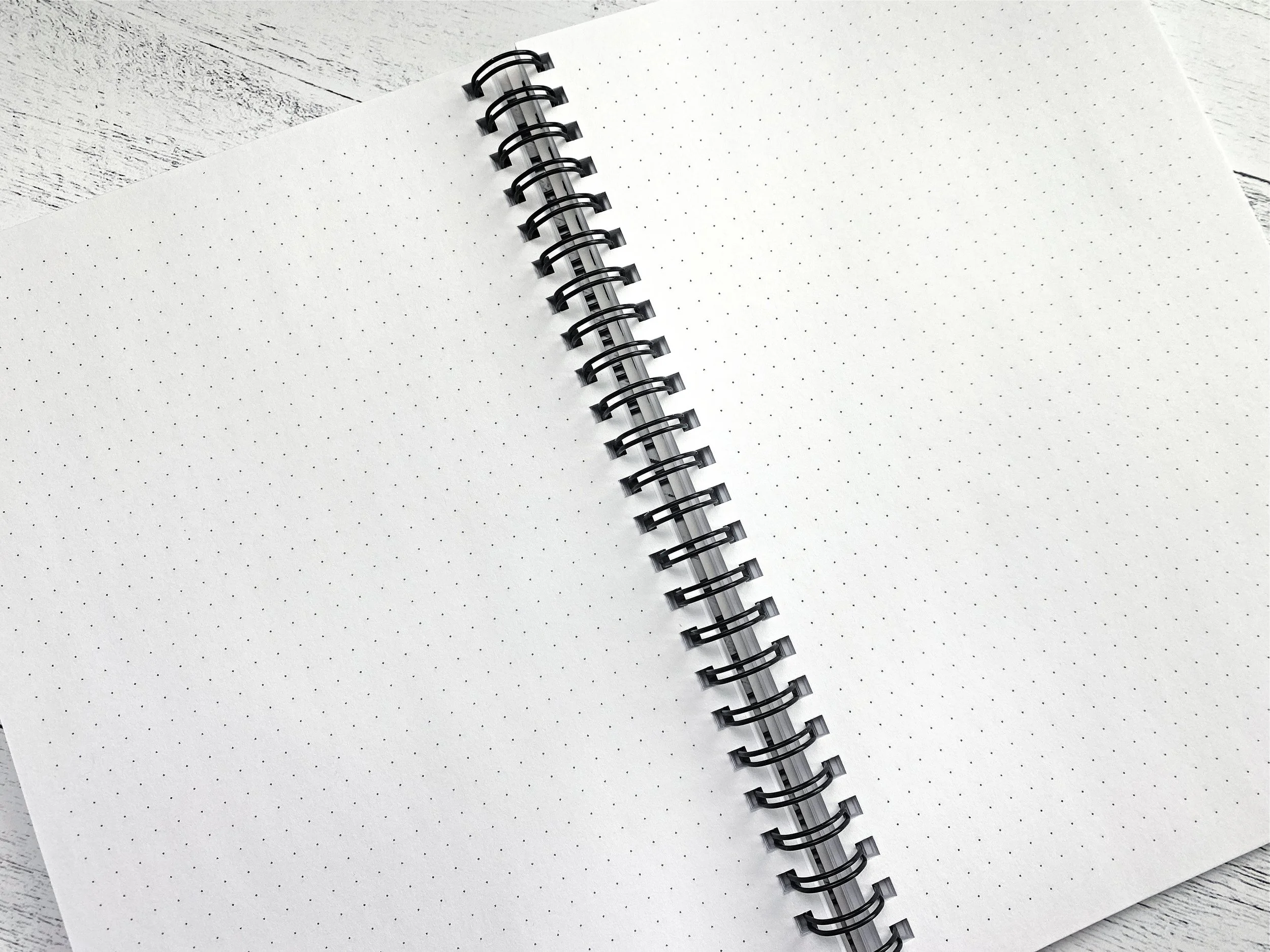 Mod Bloom Spiral Dot Grid Quilter's Notebook — Bayhill Studio