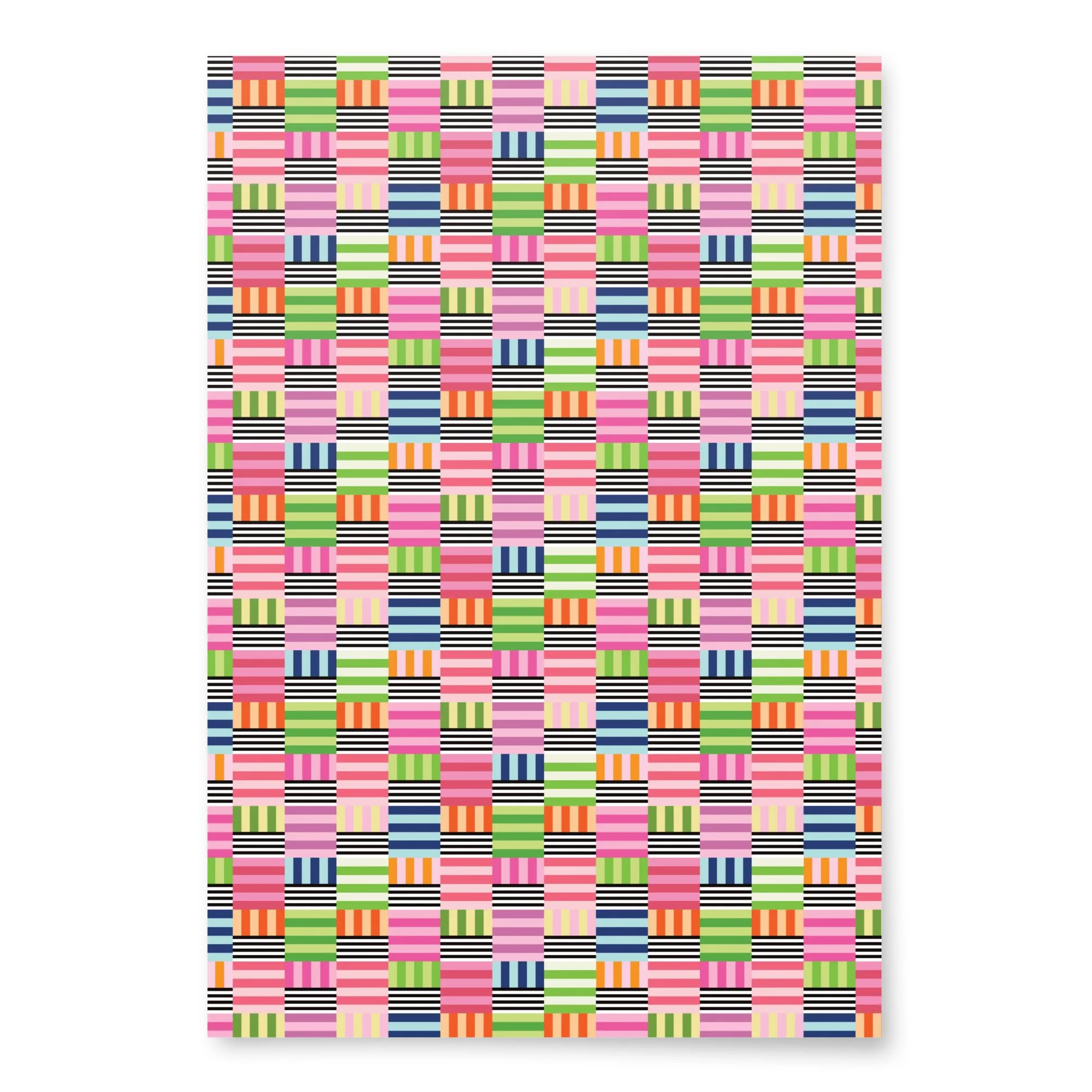 Huntington - Pink/Blue Wrapping Paper Sheets — Bayhill Studio