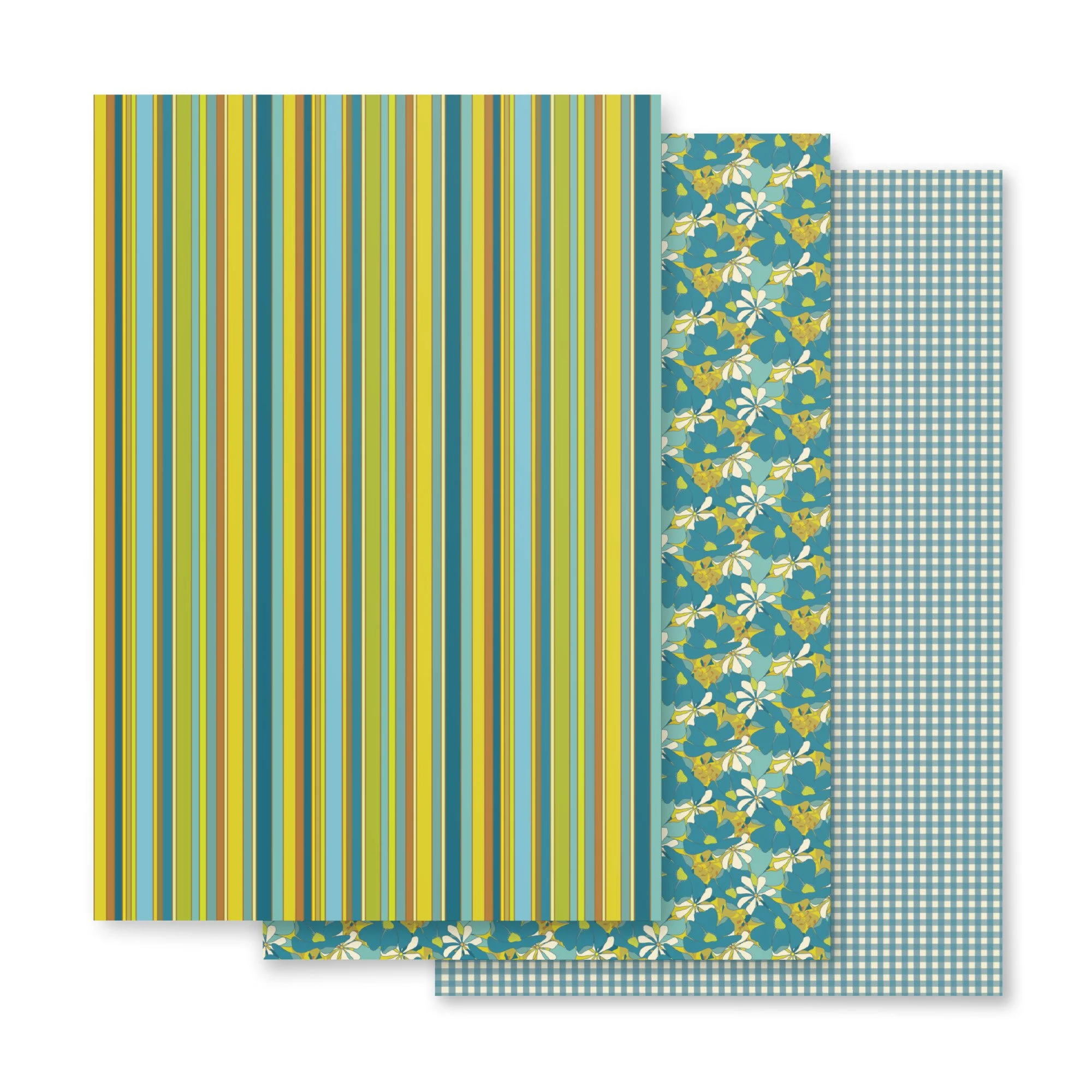 Bradbury Rd. - Spring Mix Wrapping Paper Sheets — Bayhill Studio
