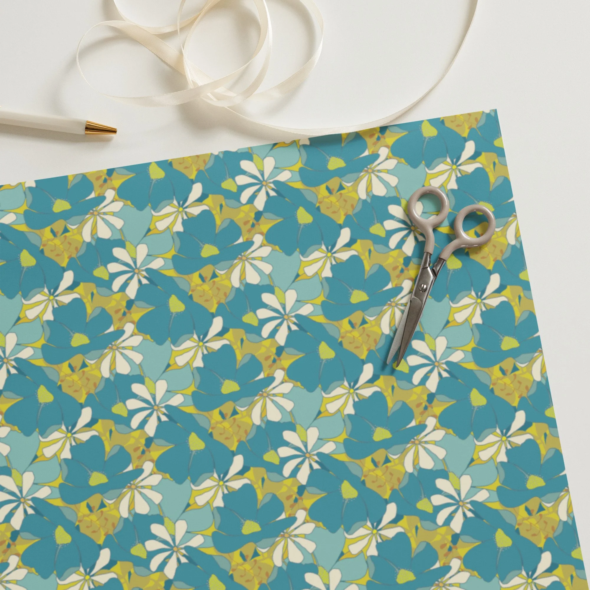 Bradbury Rd. - Spring Mix Wrapping Paper Sheets — Bayhill Studio