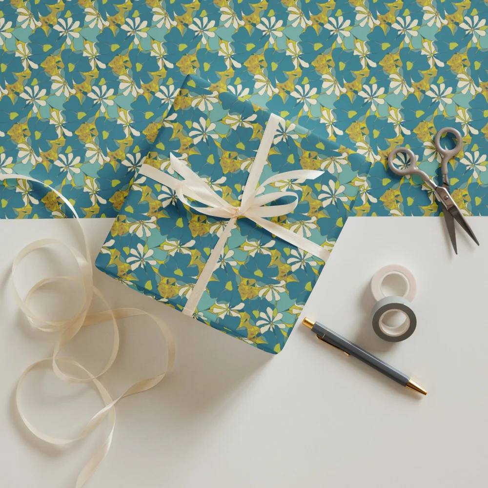 Bradbury Rd. - Spring Mix Wrapping Paper Sheets — Bayhill Studio