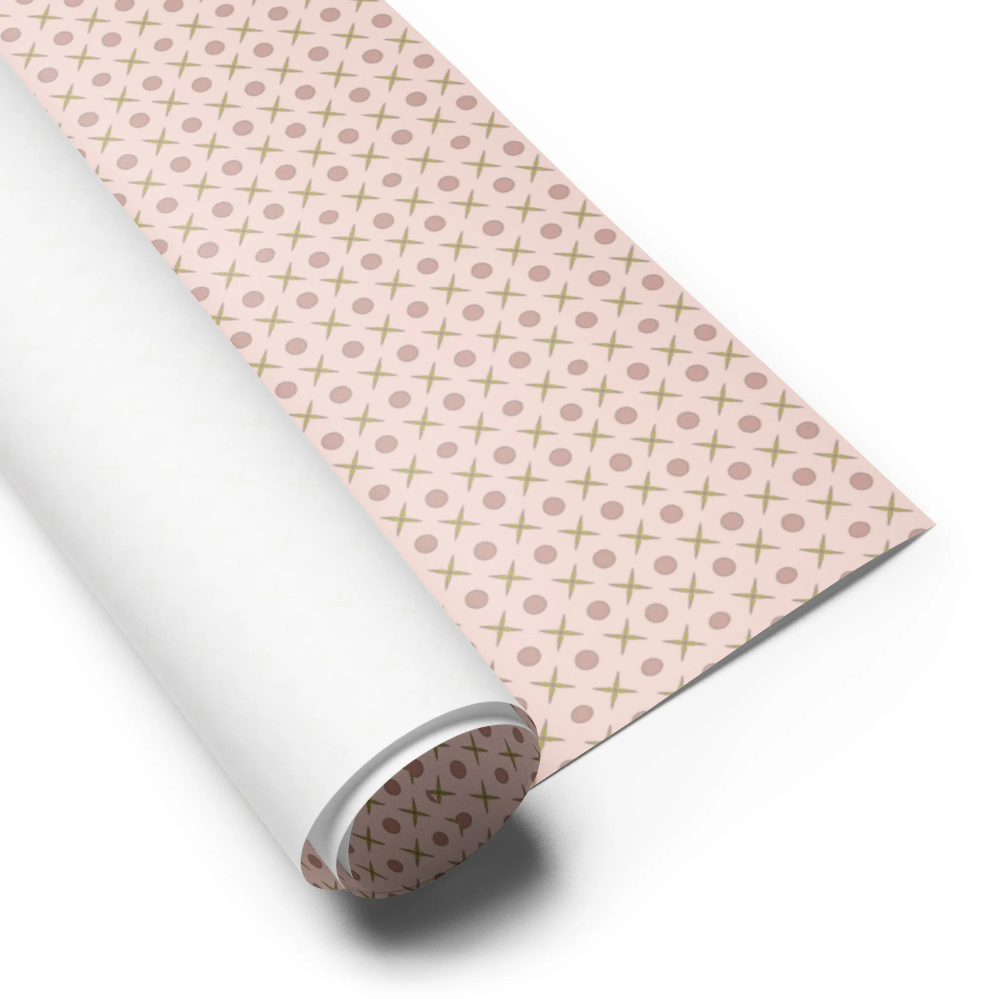 Bradbury Rd. - Pink mIx Wrapping Paper Sheets — Bayhill Studio