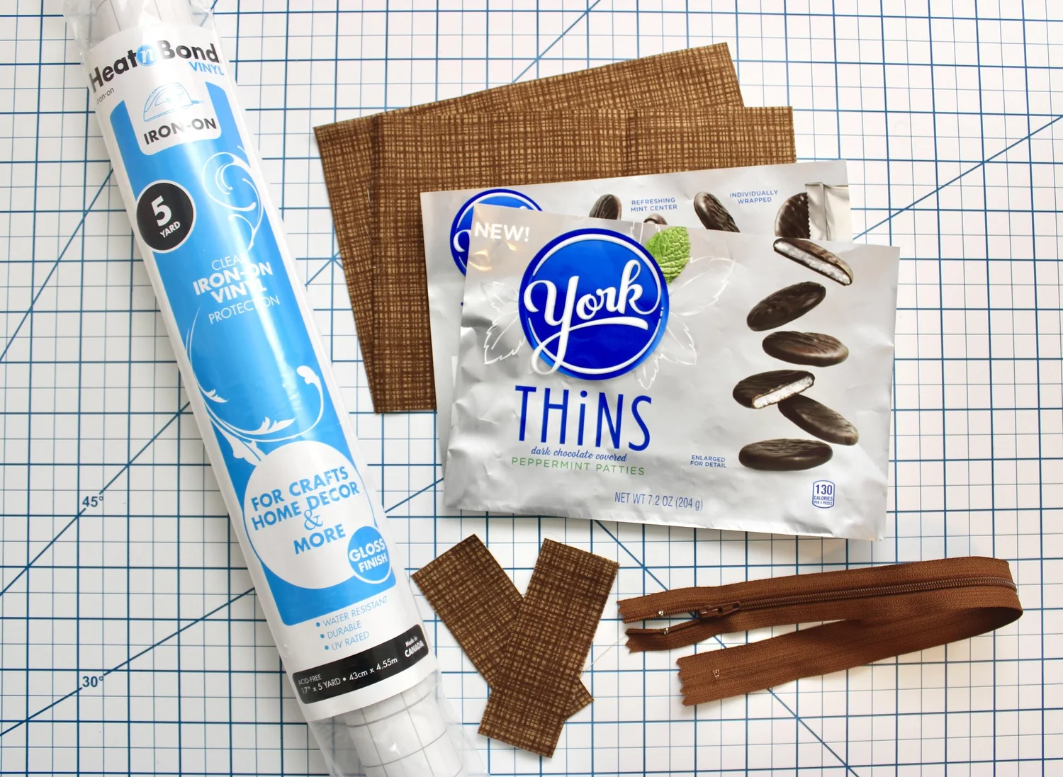 How to Make A Candy Wrapper Zipper Pouch — Bayhill Studio