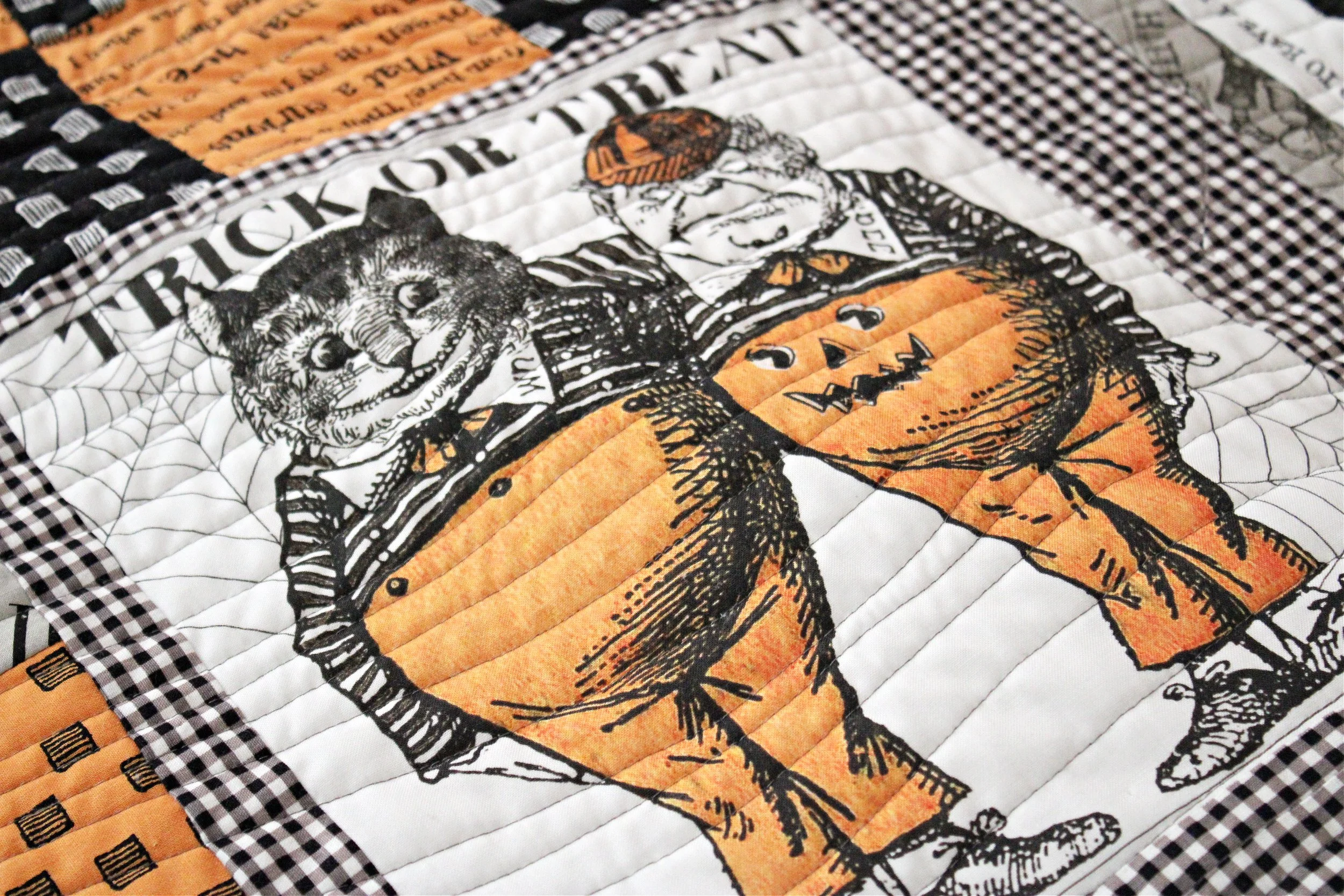 Mad Masquerade Panel Patch Quilt — Bayhill Studio