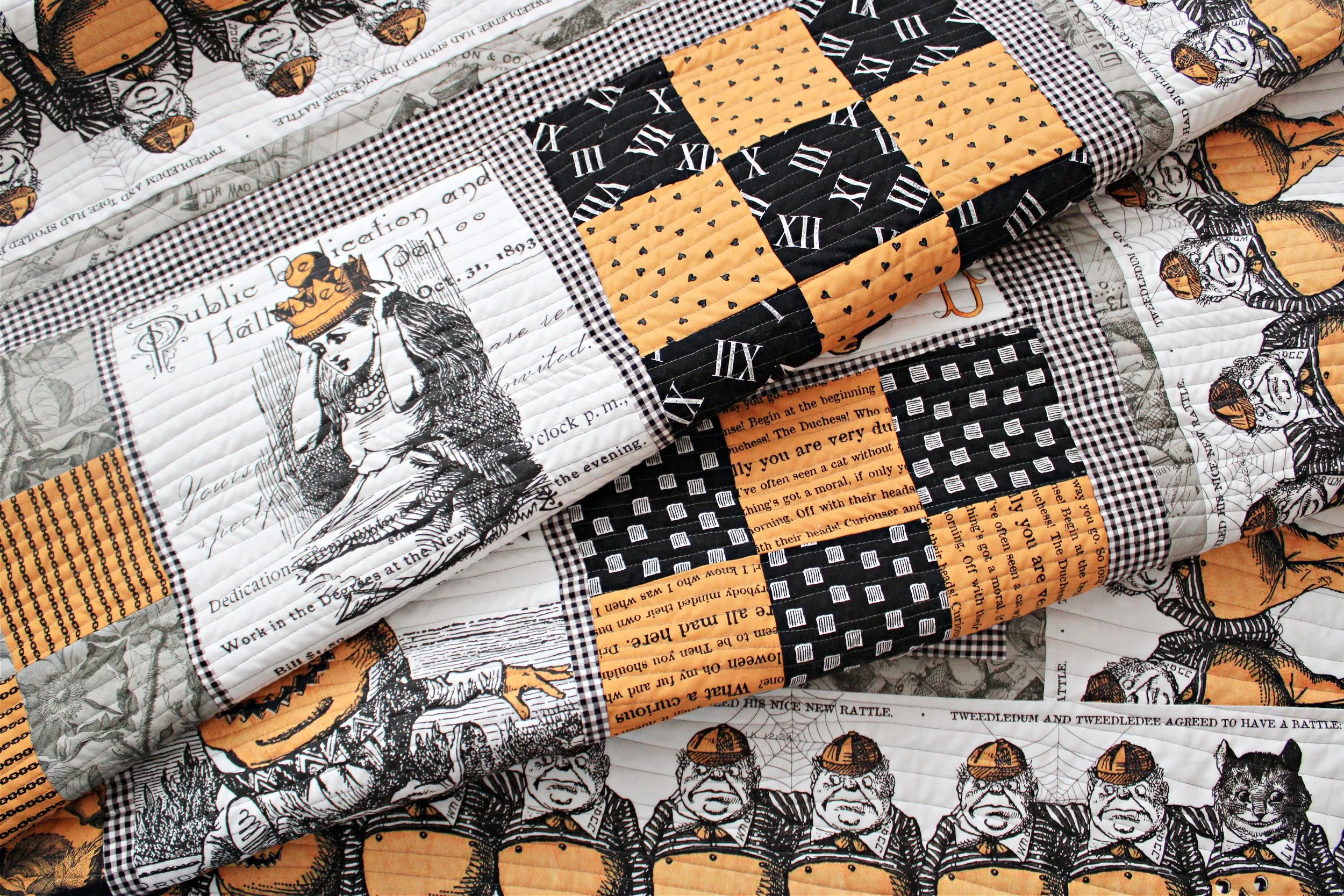 Mad Masquerade Panel Patch Quilt — Bayhill Studio