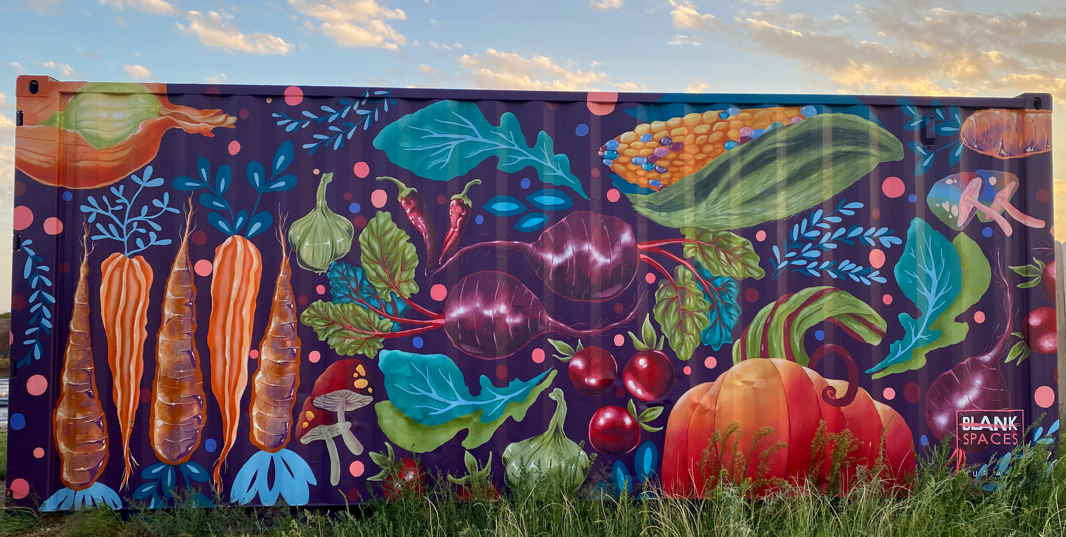 Growing Vegetables Mural