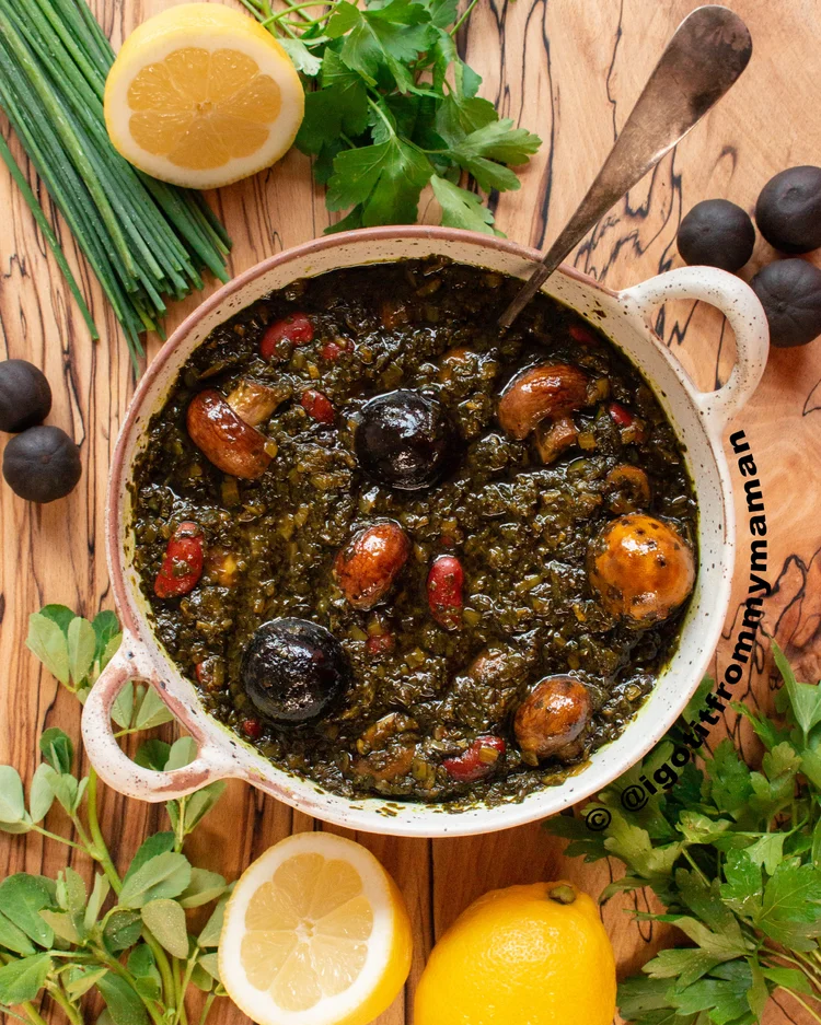 Ghormeh Sabzi Recipe - Persian Lamb Stew With Herbs — I got it from my ...