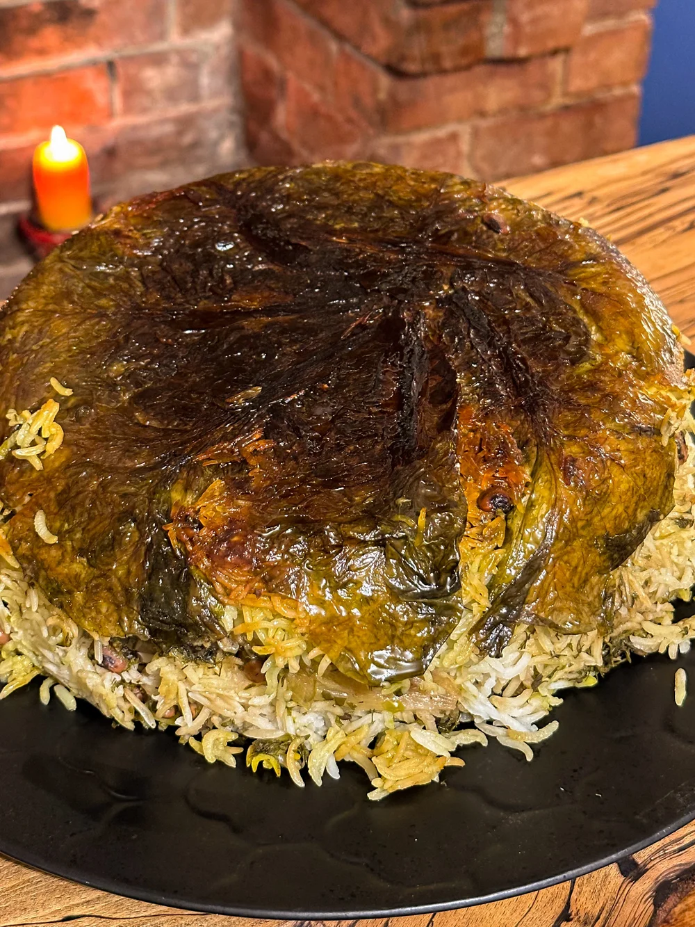 Sabzi Polo Semnani (Sozi Pela) - Semnani Herb Rice with Meat and ...