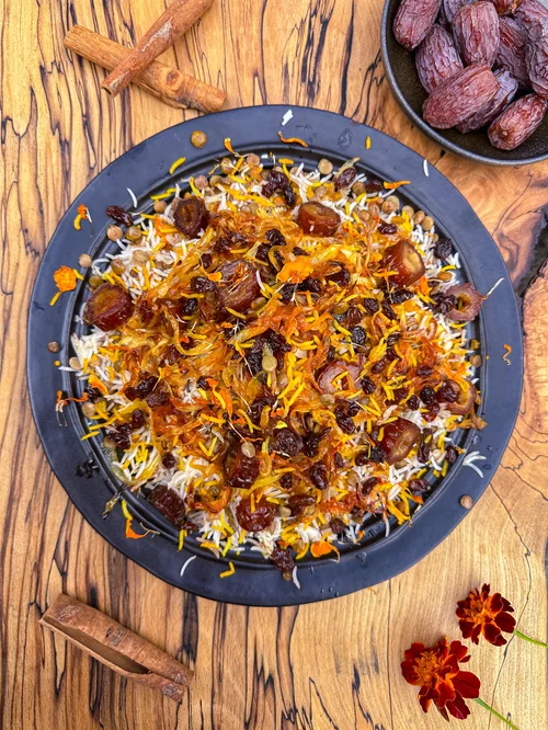 Adas Polo Recipe - Persian Lentil, Raisin And Date Rice — I got it from ...