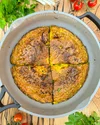 Kookooye Piazcheh Recipe - Scallion Omelet — I got it from my Maman