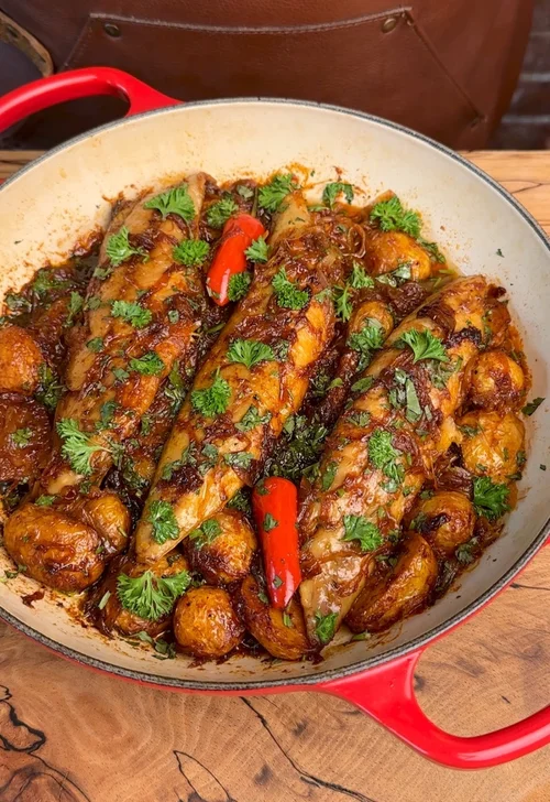 Southern Iranian Smoked Fish Stew with Potatoes – Katogh-e Mahi Doodi ...