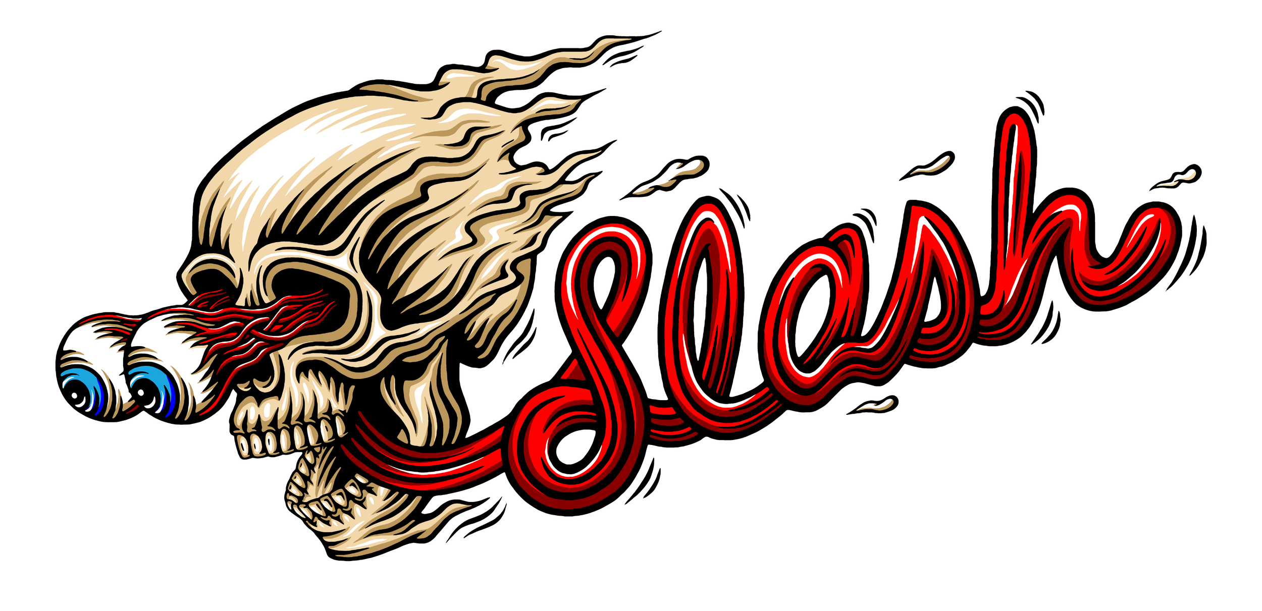 Slash Skull Logo