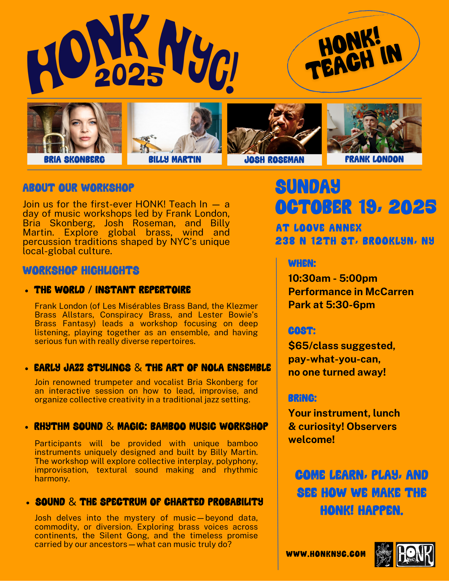 Teach In 2025 — Honk NYC!