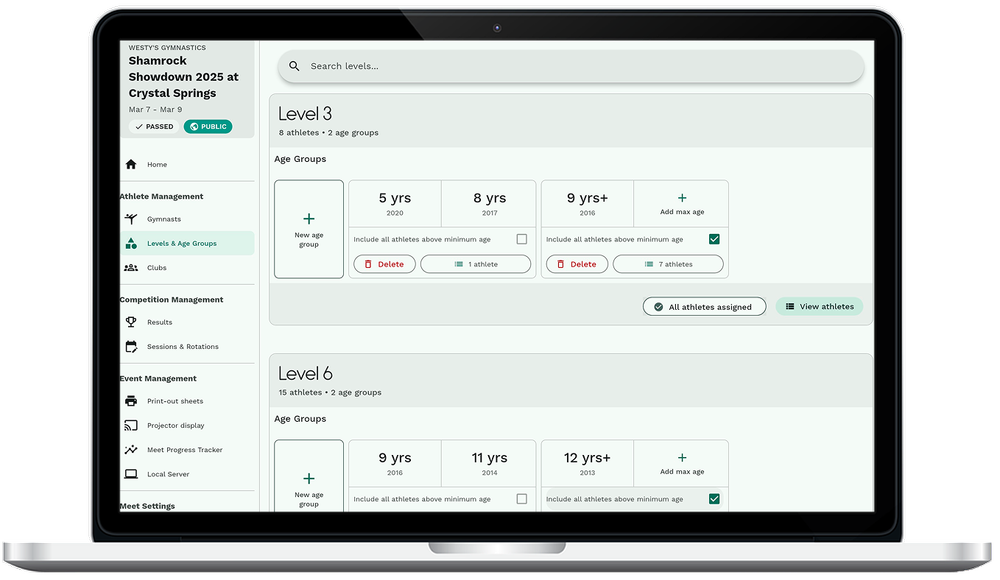 Easy gymnastics scoring — gym art