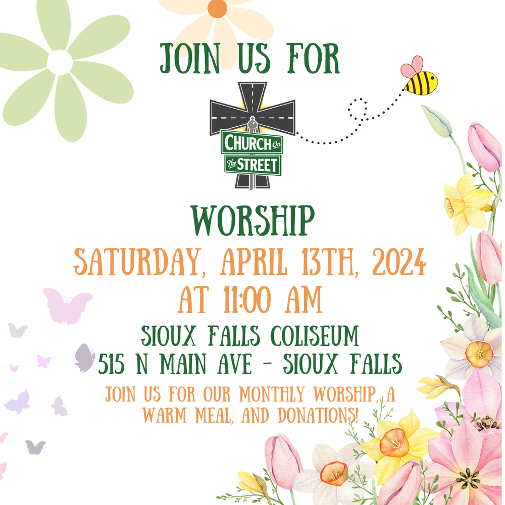 Upcoming Events — Welcome to Church on the Street