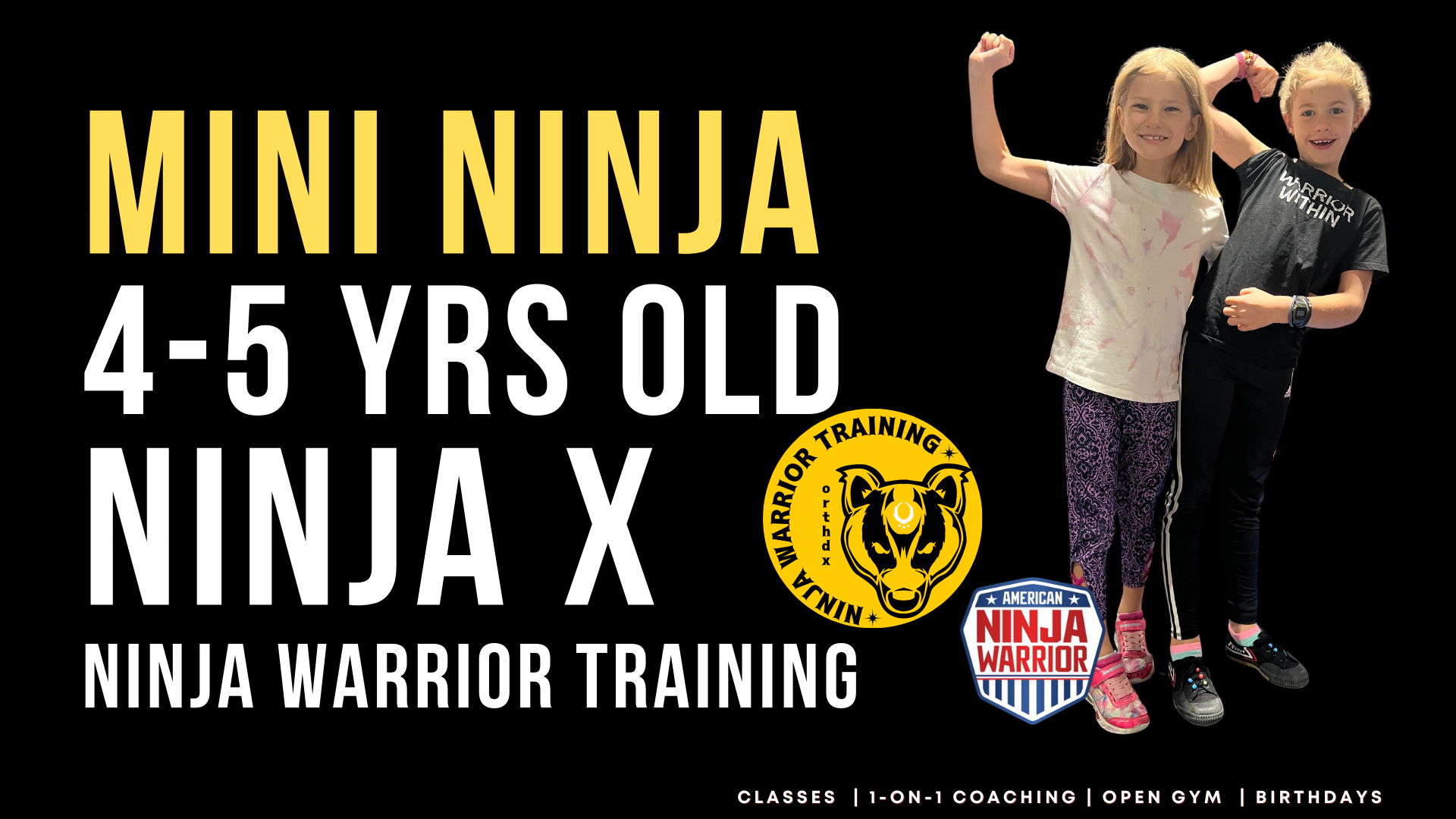 Ninja Warrior Classes for Kids — ORTHDX Natural Fitness | Ninja Warrior ...