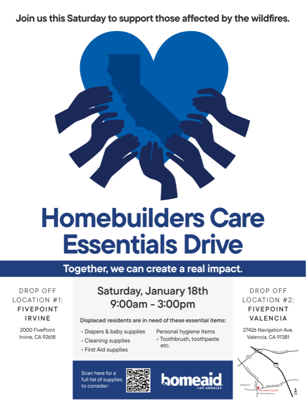 Homebuilders Wildfire Donations January 2025 — HomeAid® Orange County ...