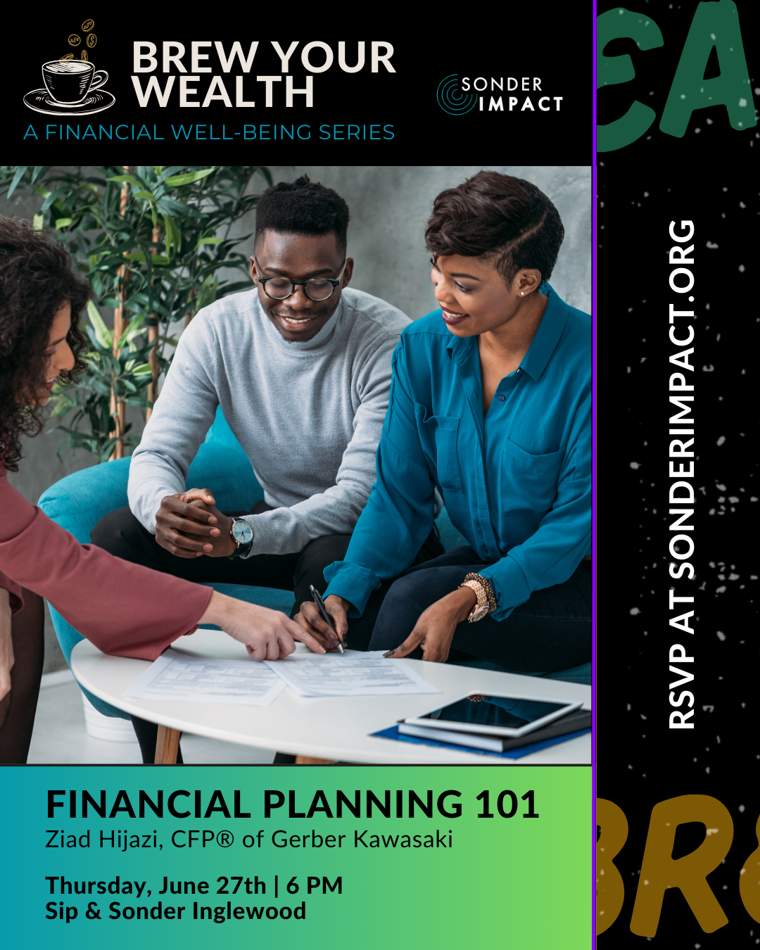 BREW YOUR WEALTH | Financial Planning 101 — Sonder Impact