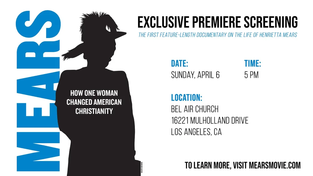 MEARS | Exclusive Premiere Screening at Bel Air Church April 6 — Bel ...