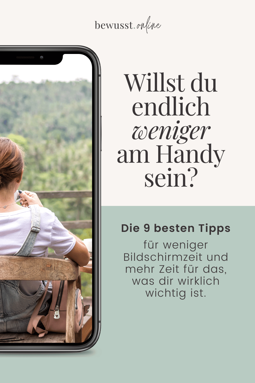 Weniger am Handy sein: Die 9 Top-Tipps! | bewusst.online