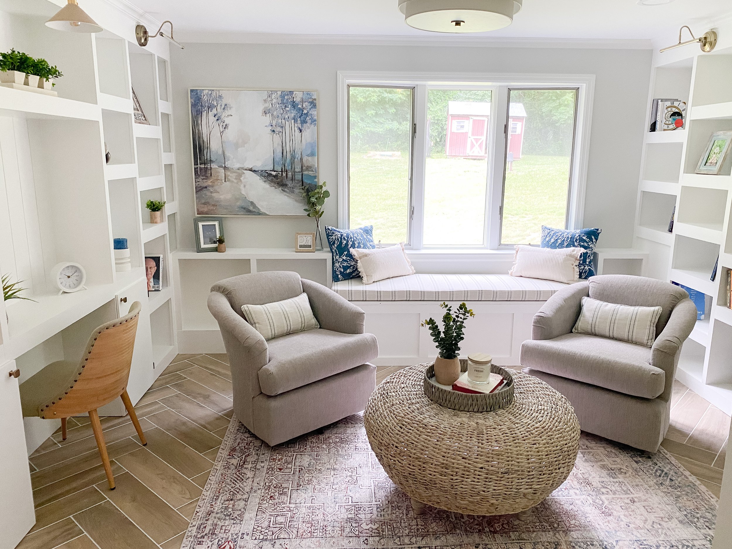 Custom Home Library — Bella Via Design